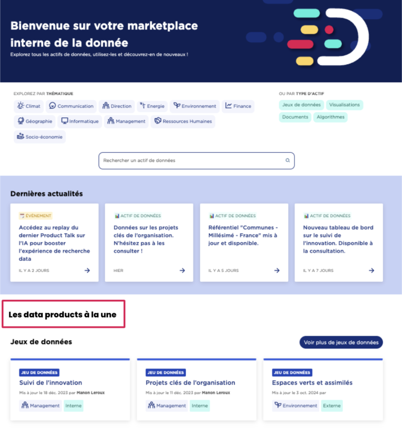 Les data products pour les métiers - Huwise